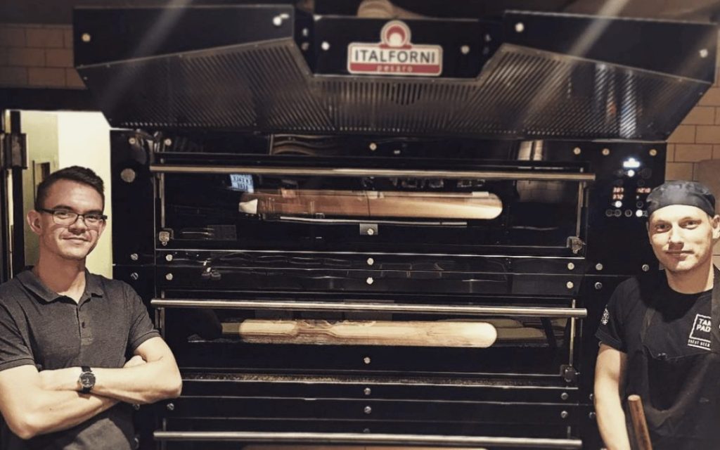 Italforni Pizza Oven Installed at Tank & Paddle – Euro Pizza Ovens